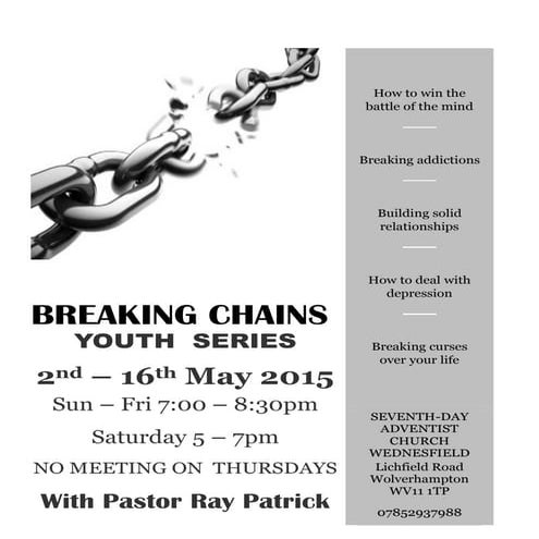 Breaking Chains Youth Series | PDF