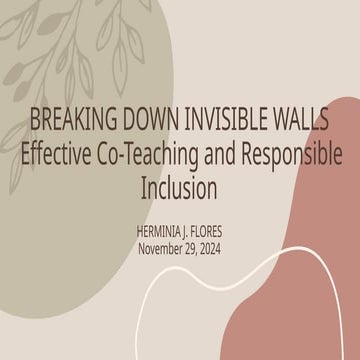 BREAKING DOWN INVISIBLE WALLS with Effective Co-Teaching.pptx