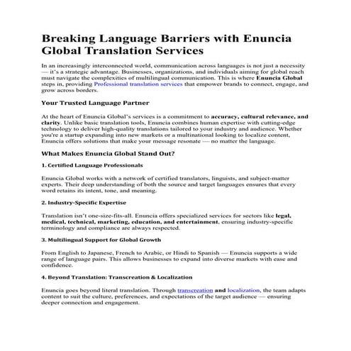 Breaking Language Barriers with Enuncia Global Translation Services.pdf