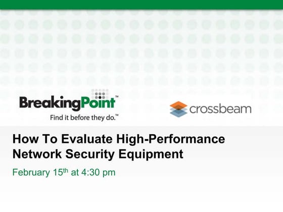 BreakingPoint Custom Application Toolkit | PDF