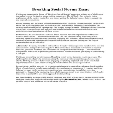 Breaking Social Norms Essay.pdf