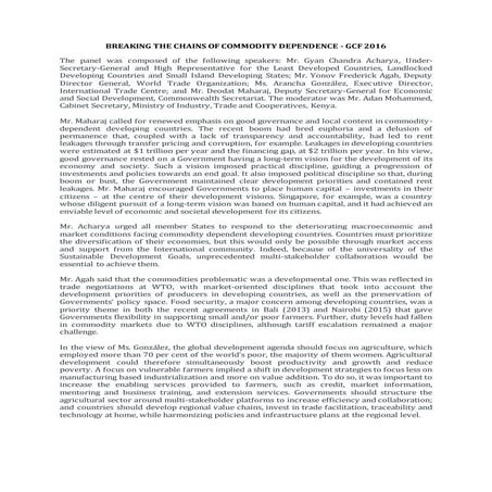 Breaking the chains of commodity dependence | DOCX | Agriculture ...