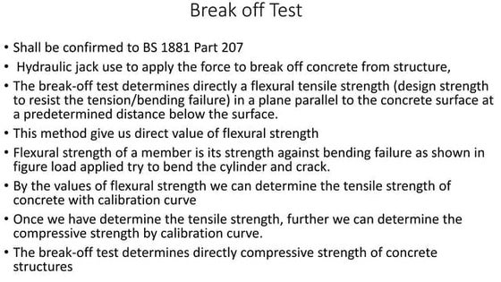 Pull out test for concrete | PPTX