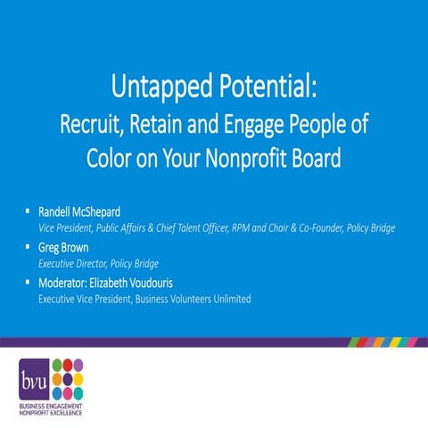 board diversity - biz, randy and gregory | PPT