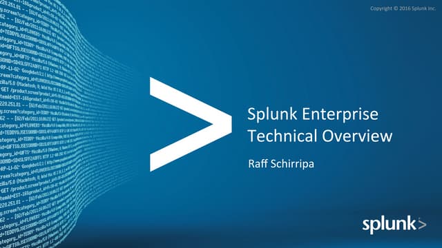 Getting Started With Splunk Enterprise Pdf Cloud Computing Internet