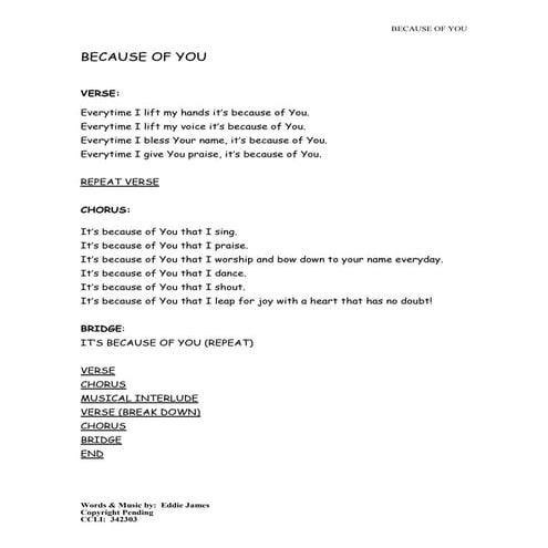 Breakthrough Songs | PDF