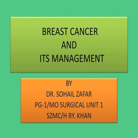 Breast Cancer | PPTX