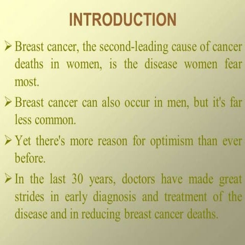 Breast cancer | PPTX
