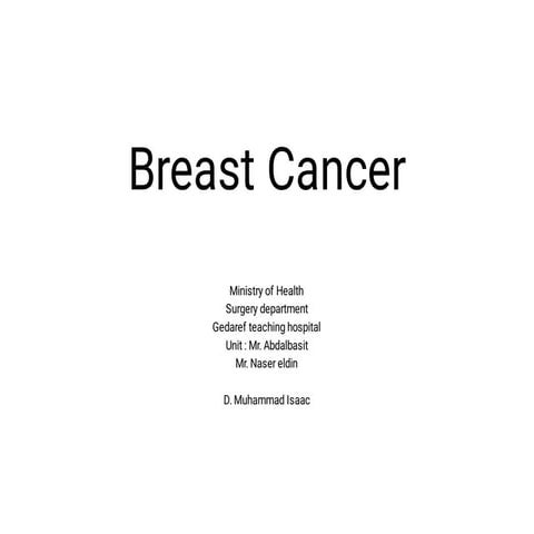Breast Cancer By D Isaac Pdf 1337
