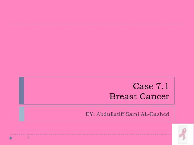 Breast Cancer Awareness Presentation | PPTX