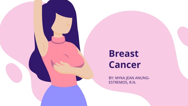 Breast cancer awareness | PPTX