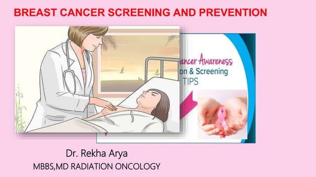 Breast cancer screening | PPTX