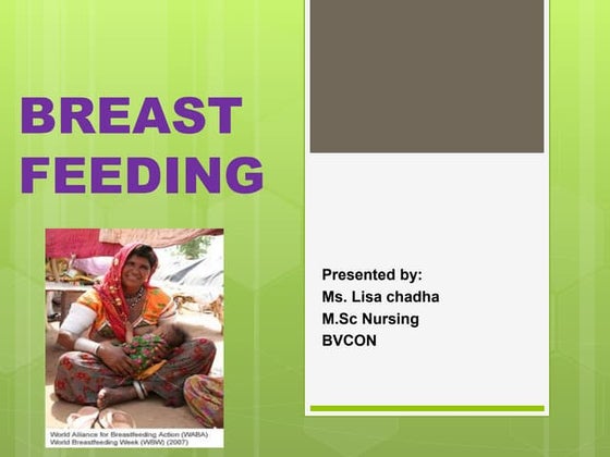 Breastfeeding ppt | PPTX | Pregnancy | Reproductive Health