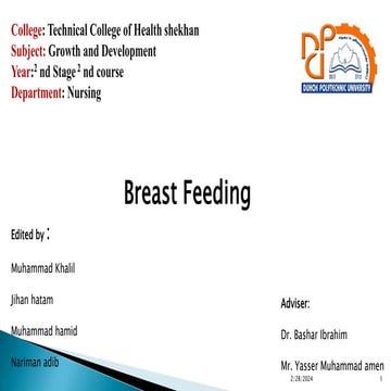 Breast feeding.pptx....... . ...... | PPTX