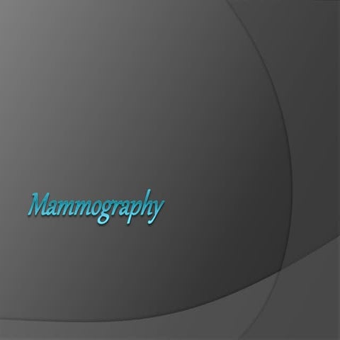 Breast mammography | PPT