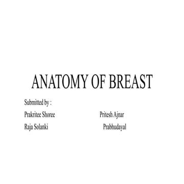 BREAST presentation, anatomy, physiology and nerve supply | PDF