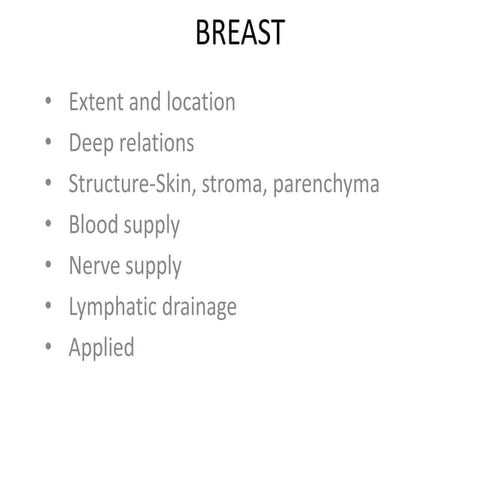 Breast Region | PPTX