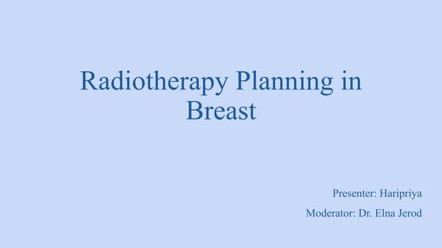 IMMOBILIZATION IN RADIOTHERAPY | PPTX