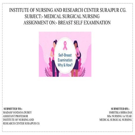 Breast self examination (bse) ppt | PPTX