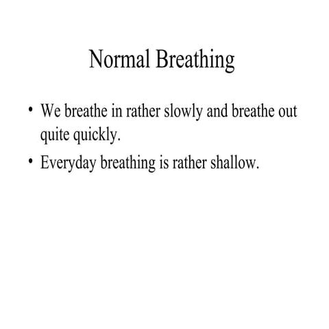 Breathing | PPT