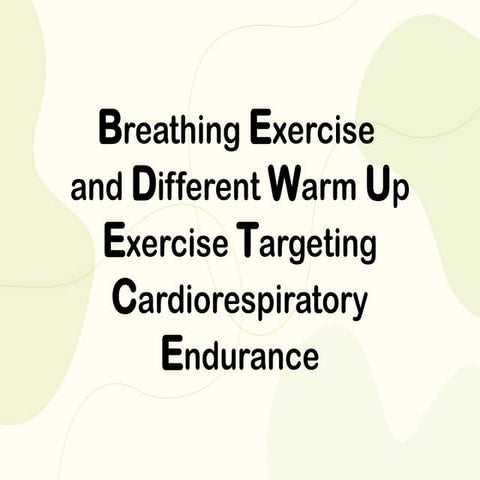 Breathing-Exercise-LESSON 4 midterm.pptx | Lung and Respiratory Health | Diseases and Conditions