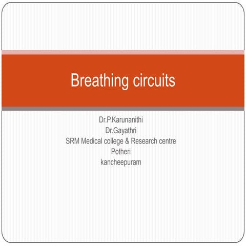 Breathing circuits | PPTX