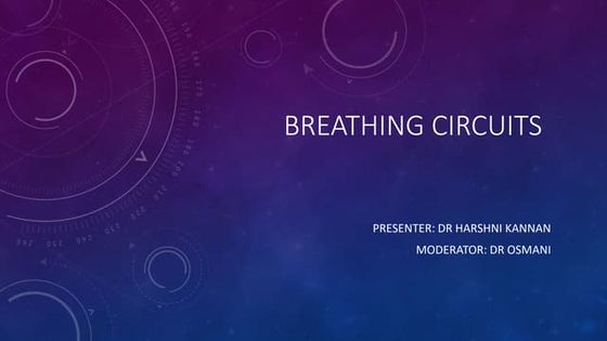 Anaesthesia breathing systems | PPT