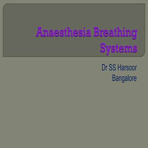 Mapleson circuits | PPT