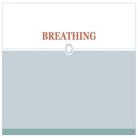 BREATHING EXERCISE in oxygenation needs VII unit | PPT