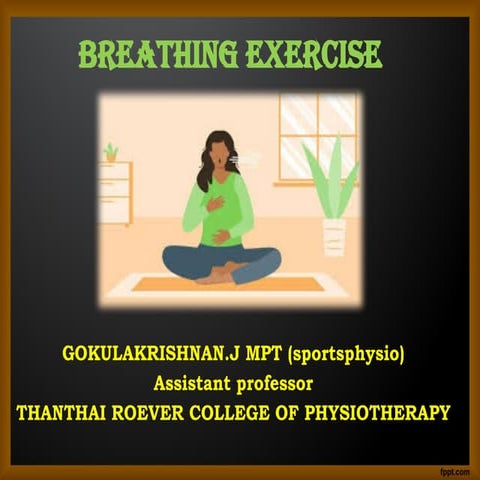 Breathing exercise | PPTX