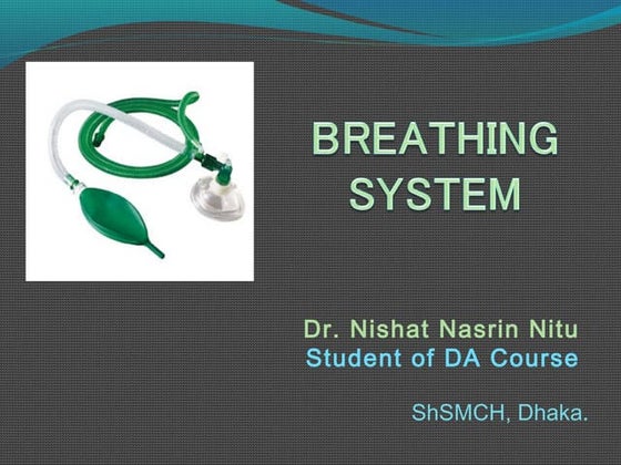 Mapleson circuits | PPT | Lung and Respiratory Health | Diseases and ...