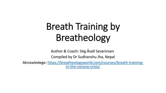 Deep breathing exercises ppt | PPTX