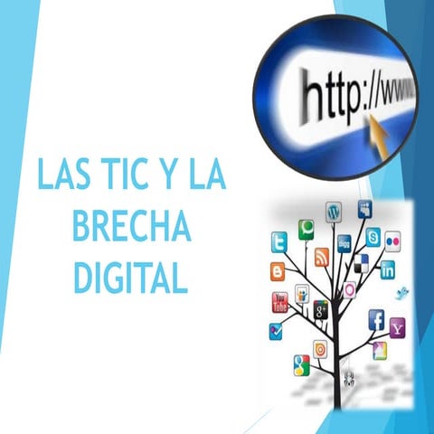 Luis Brecha digital de las tics | PPTX | Technology & Computing