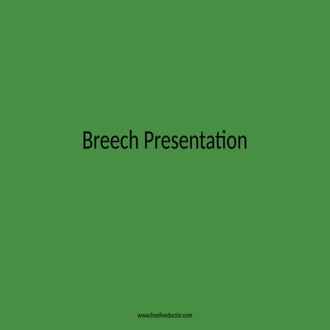 Breech mech of labour | PPTX