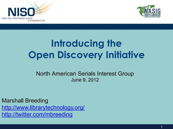 Workshop on Discovery of Library Resources | PPSX