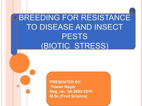 Disease resistance in plants | PPTX | Gardening | Home & Garden