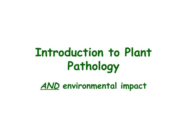 Classification of plant disease | PPTX