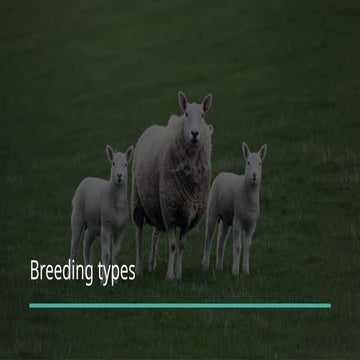 BREEDING TYPES of animals in animal house | PPTX