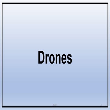 Drone PowePoint | PPT