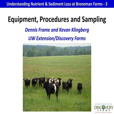 Bren 3 equipment procedures and sampling | PPT