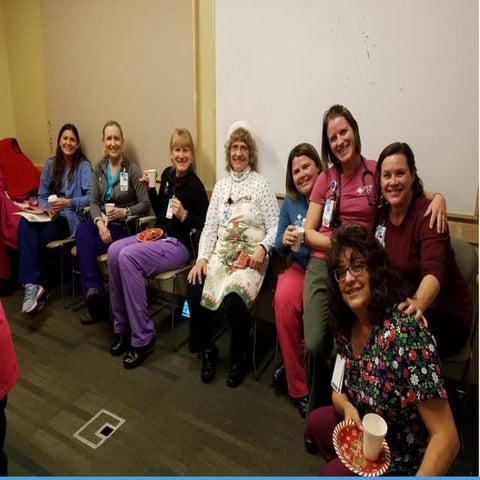 BCH Unit Clerk Brenda Duncan and her ICU staff | PPT