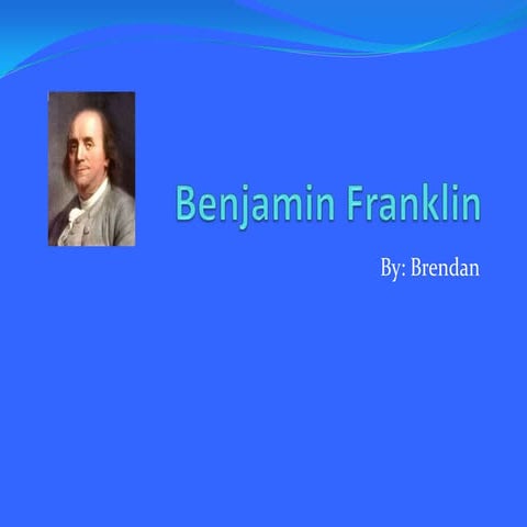 Benjamin Franklin United states of America | PPTX