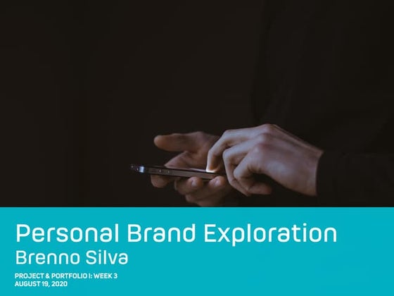 Personal Brand Exploration - Igor Lashkul | PPT