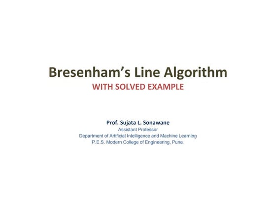 Bresenhams Line Drawing Algorithm in Graphics.pdf