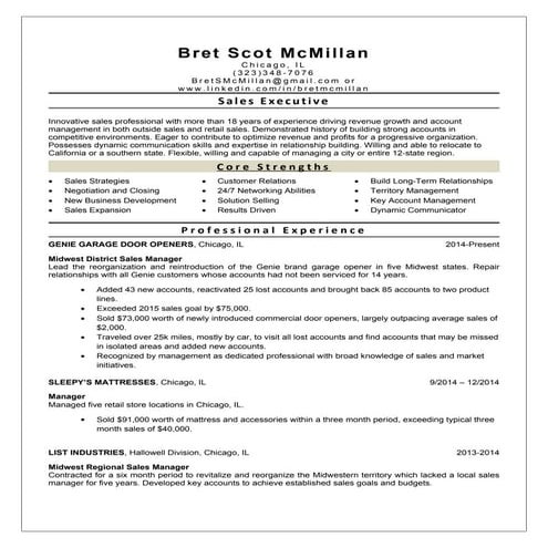 Brandon Generic Resume | DOCX