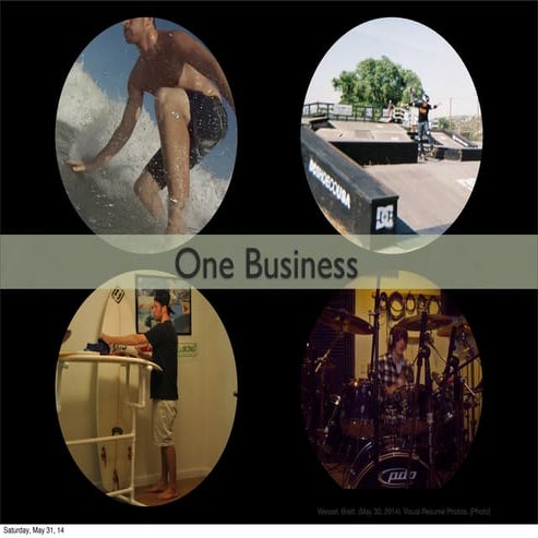 Brett Wessel Visual Resume | PDF
