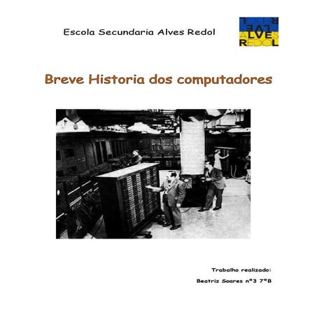 Trabalho 'a evolução do computador' adelino e manuel