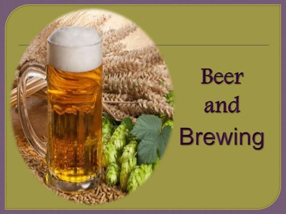 Beer production | PPT