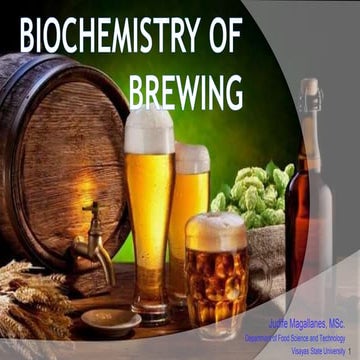 Biochemistry of Brewing | PPTX