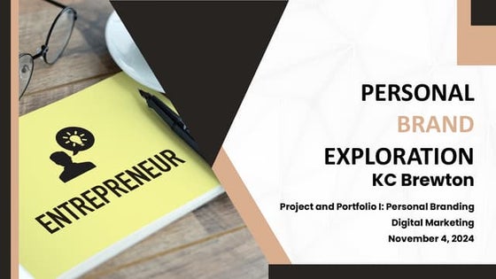 Personal Branding Exploration for Career | PPT